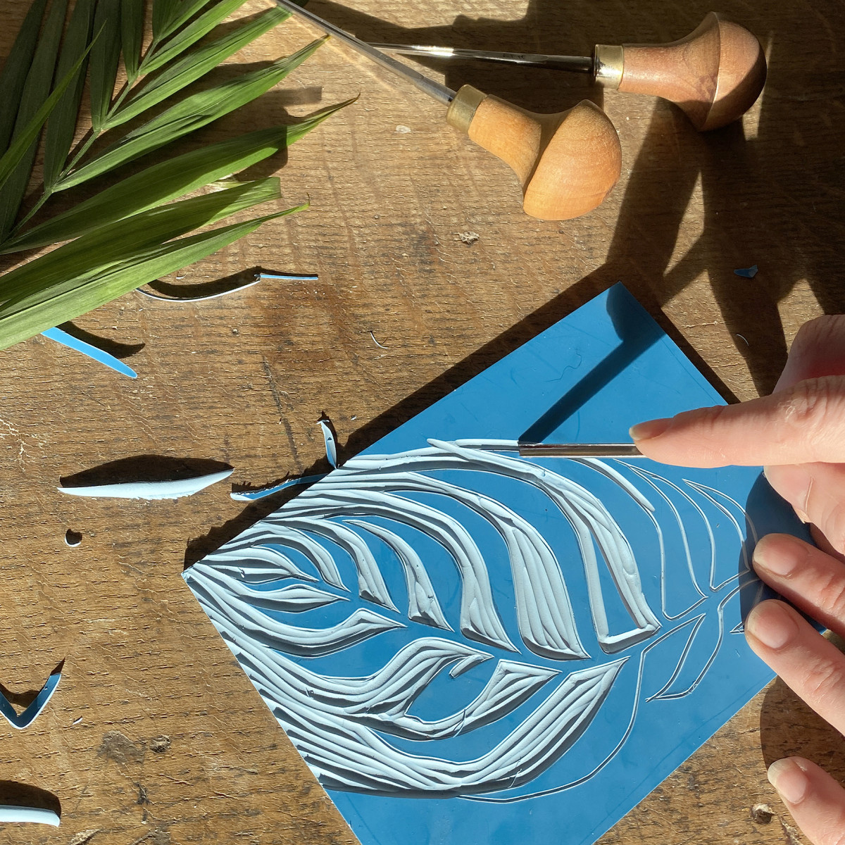 Nature-Inspired Lino Printing with Hannah Bigley | Hub Sleaford